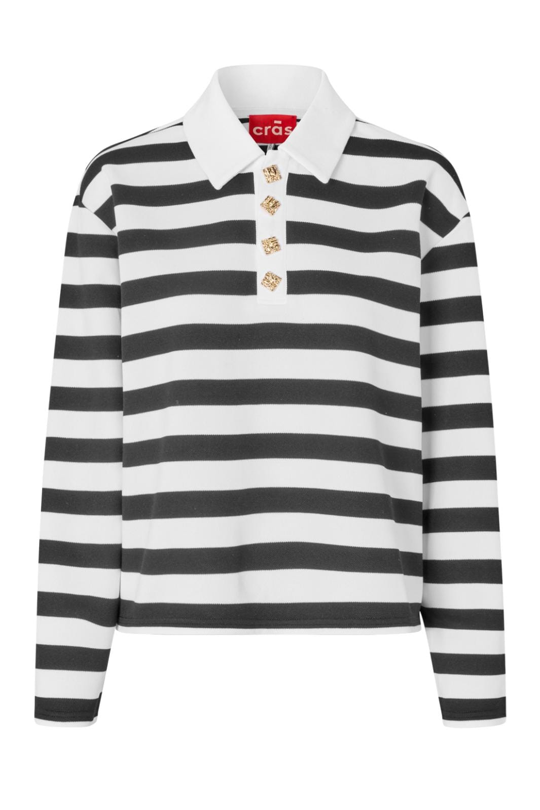 Cras - Bea Blouse - 8031 8031 Black Stripe